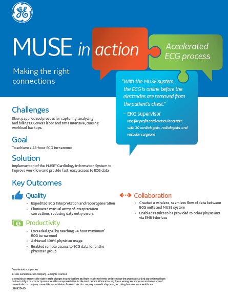 MUSE NX | GE Healthcare UK | GE Healthcare (United Kingdom)